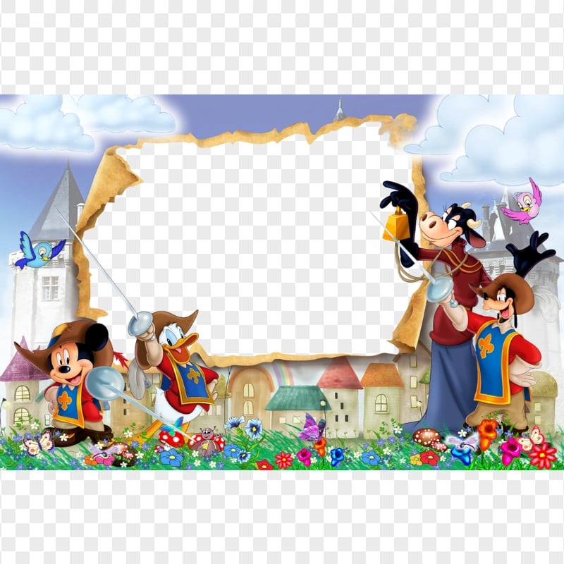 HD Disney Mickey Mouse Photo Frame Transparent PNG | Citypng