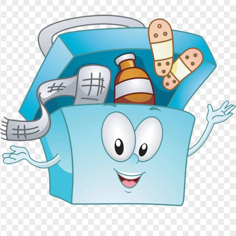 Cartoon Happy First Aid Bandage Icon | Citypng