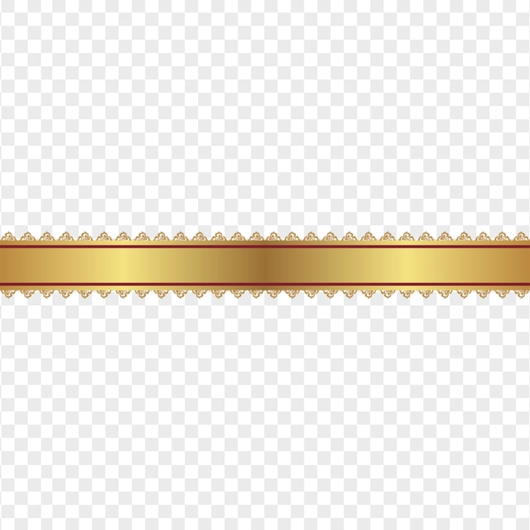 HD Gold Border With Lace Effect Transparent PNG | Citypng