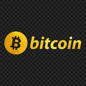 HD Bitcoin BTC Text Logo PNG | Citypng