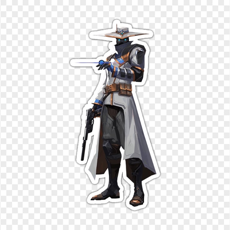 HD Standing Cypher Valorant Agent Character Stickers PNG | Citypng