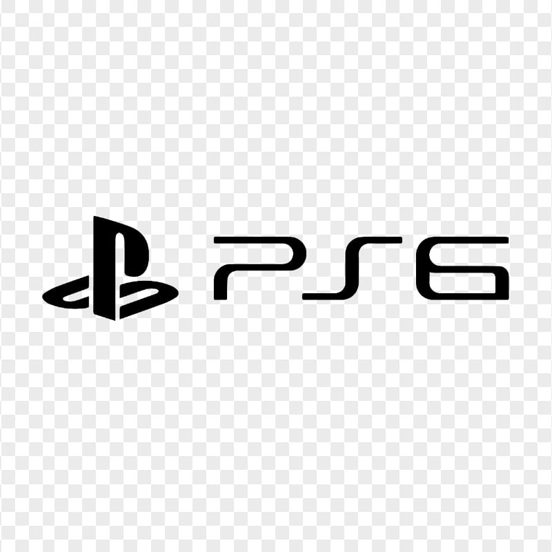 Sony PS 6 Black Logo HD Transparent Background | Citypng