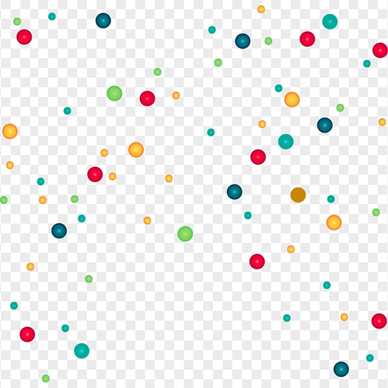 Floating Colored Dots Background FREE PNG | Citypng