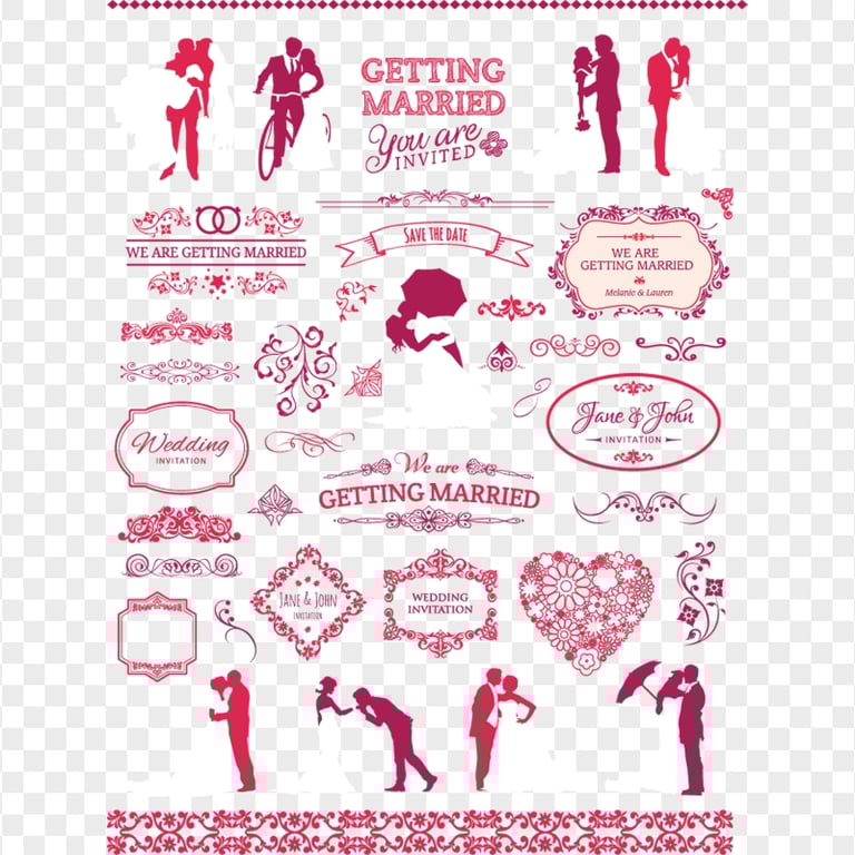 Download Wedding Marriage Elements PNG | Citypng