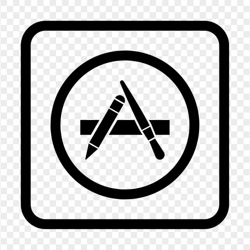 Black App Store Icon