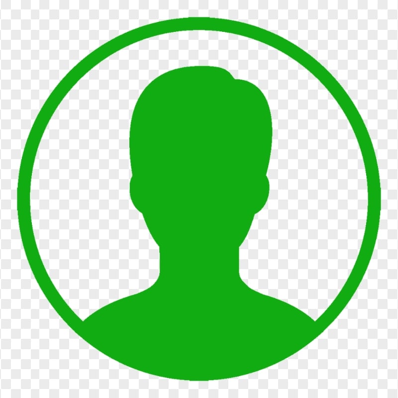 HD Profile User Round Green Icon Symbol Transparent PNG | Citypng