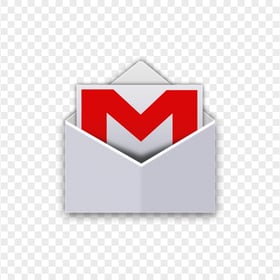 White HD Gmail Envelope Symbol Logo Icon | Citypng