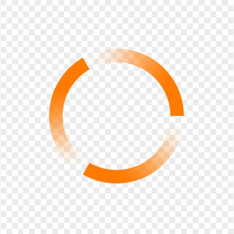 Round Loading Circle Orange Icon PNG | Citypng