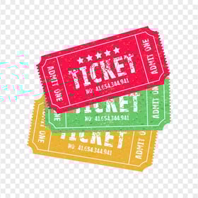 Red Admit One Ticket Icon Logo Clipart PNG | Citypng