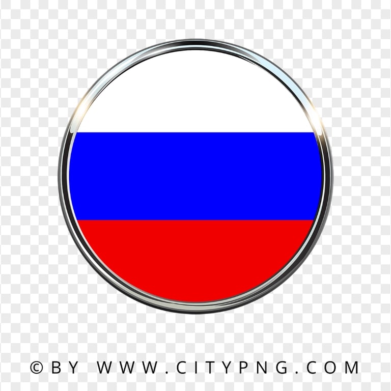 Russia Round Flag Icon FREE PNG | Citypng
