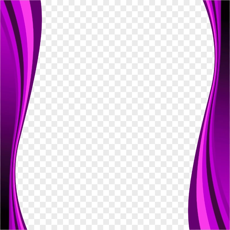 FREE Abstract Curved Purple Lines Vertical Frame PNG | Citypng