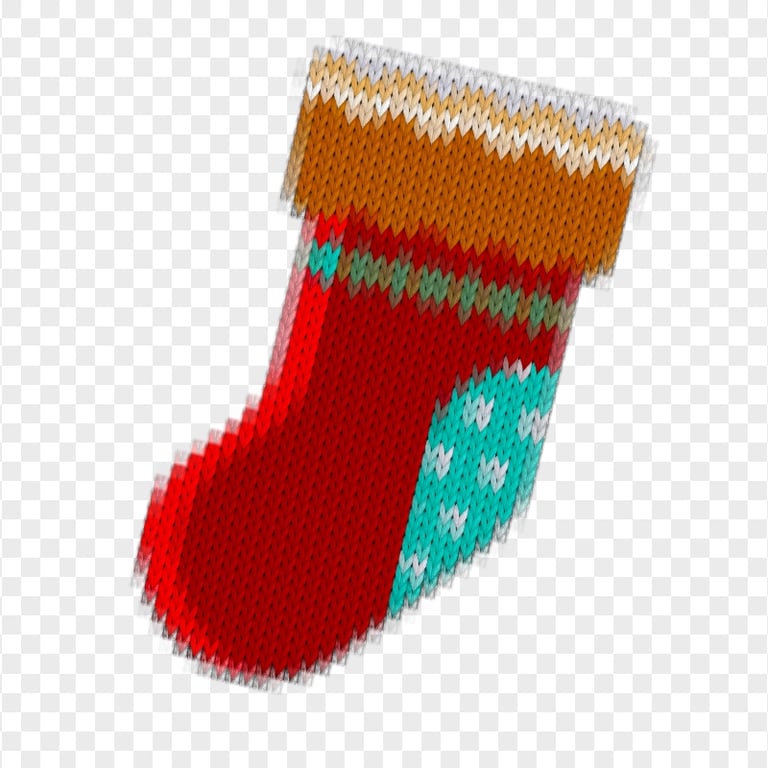 HD Christmas Socks Embroidery Design Transparent PNG | Citypng