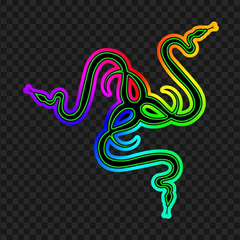 Razer Colorful Logo Symbol Sign PNG | Citypng