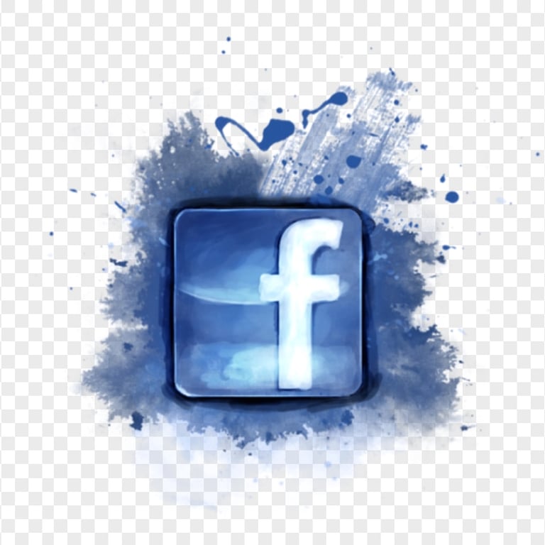 Watercolor Square Facebook Fb Logo Icon | Citypng