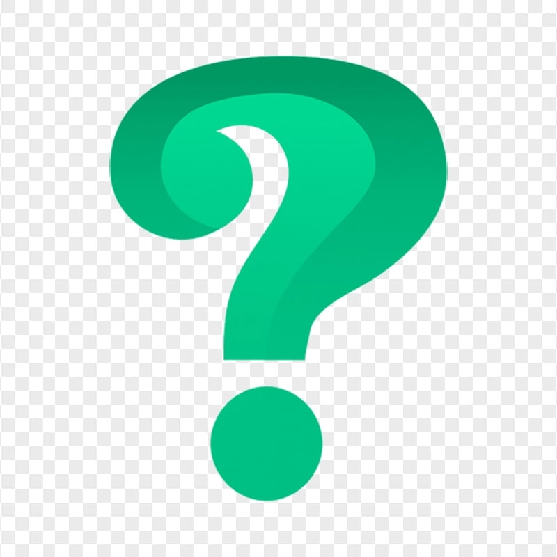 Question Mark Green Vector Icon Symbol PNG | Citypng