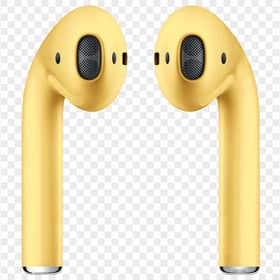 Dark Yellow Apple Airpods 2 Generation Box | Citypng