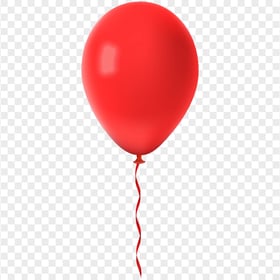 HD Beautiful Single Real Red Balloon PNG | Citypng
