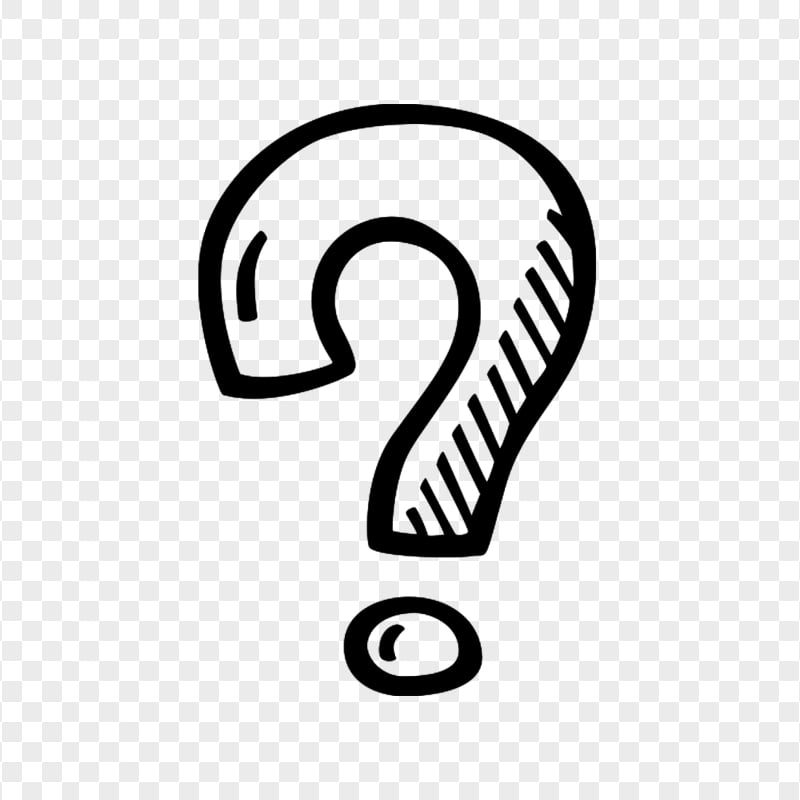 Black Drawing Question Mark Icon | Citypng