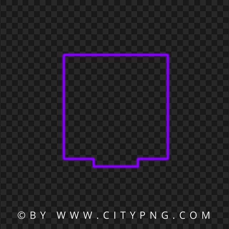 HD Blue & Purple Neon Border PNG | Citypng