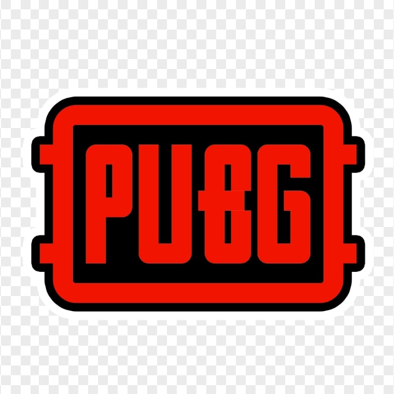 Red PUBG Logo Stickers | Citypng