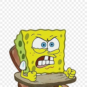 HD Spongebob Clipart Angry Standing Character Transparent PNG | Citypng
