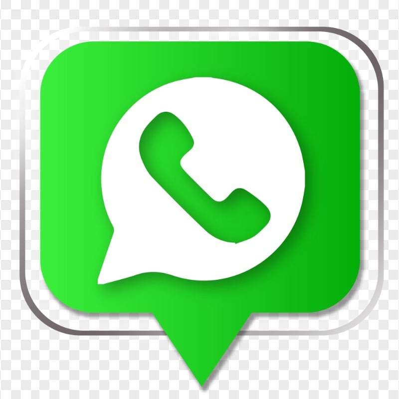 HD Beautiful Pin Glossy Whatsapp Wa Icon PNG | Citypng
