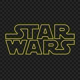 HD Beautiful Yellow Star Wars Logo PNG | Citypng