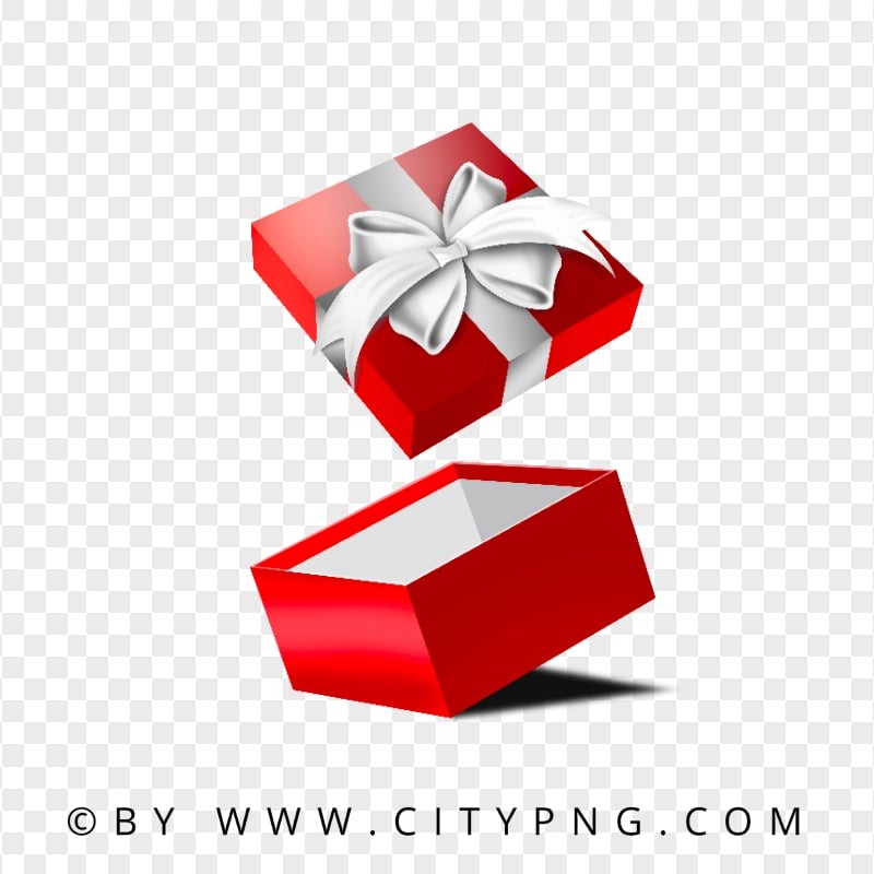 Realistic Opened Empty Gift Box Transparent PNG | Citypng