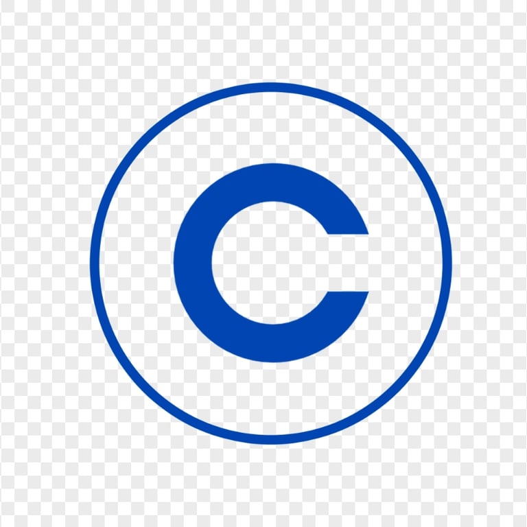 HD Blue Copyright Logo Icon Transparent PNG | Citypng