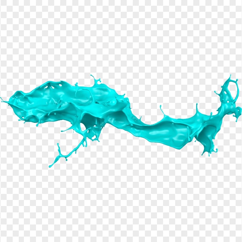 HD Blue Turquoise Liquid Paint Splash PNG | Citypng