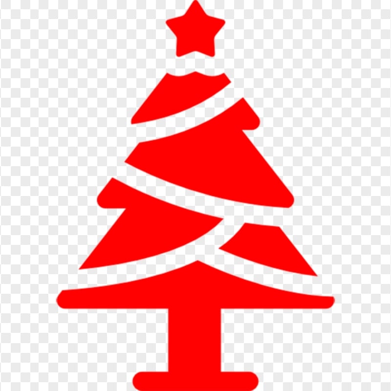 Christmas Tree Red Icon