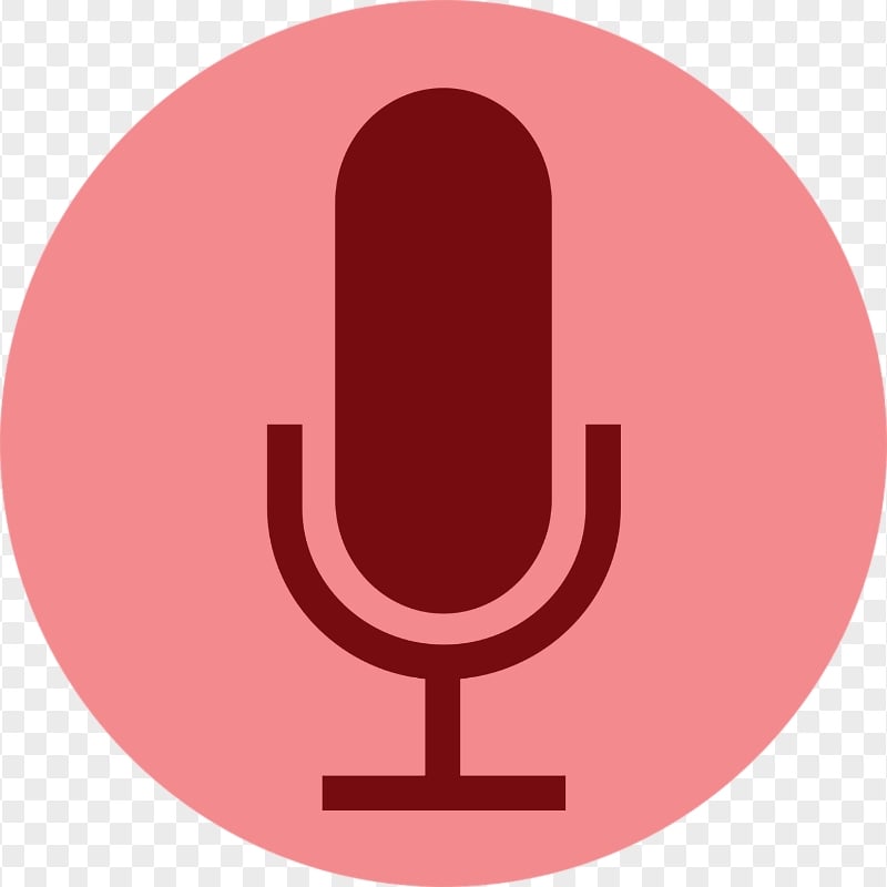 HD Sound Voice Recording Recorder Round Icon PNG | Citypng