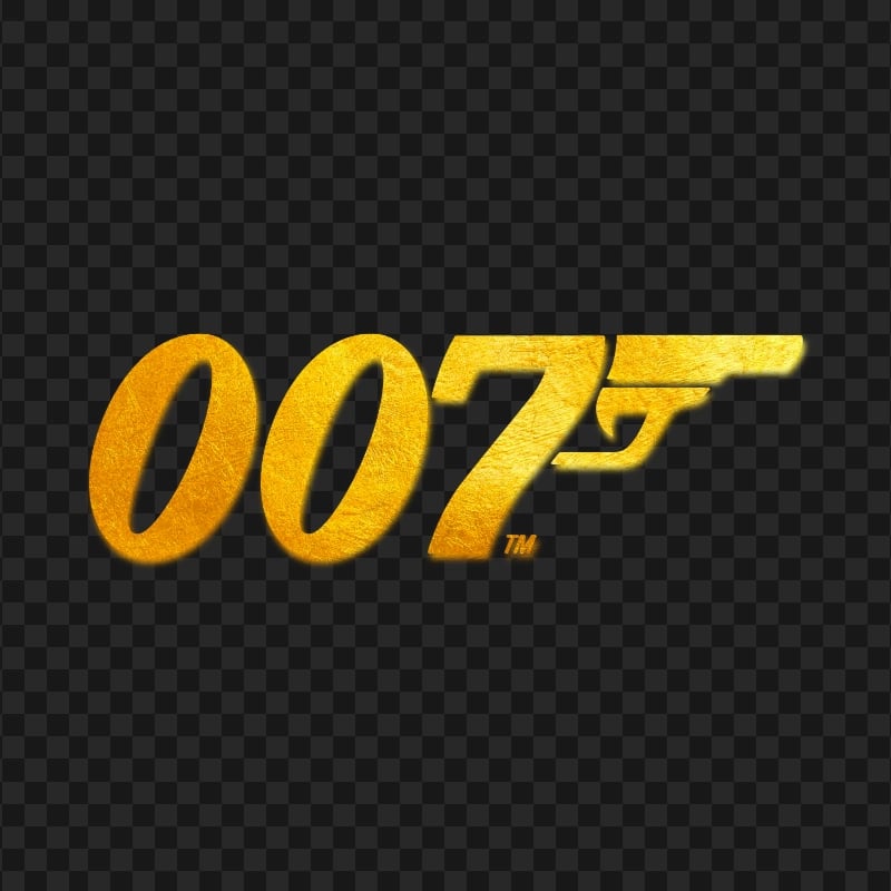 HD 007 James Bond Gold Logo Transparent PNG | Citypng