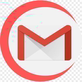 Pink Round Gmail Clipart Icon Logo | Citypng