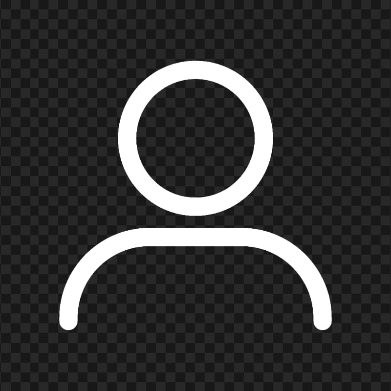 Profile Icon Png White