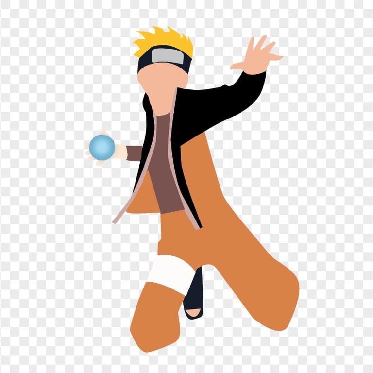 HD Vector Cartoon Naruto Uzumaki Character PNG | Citypng