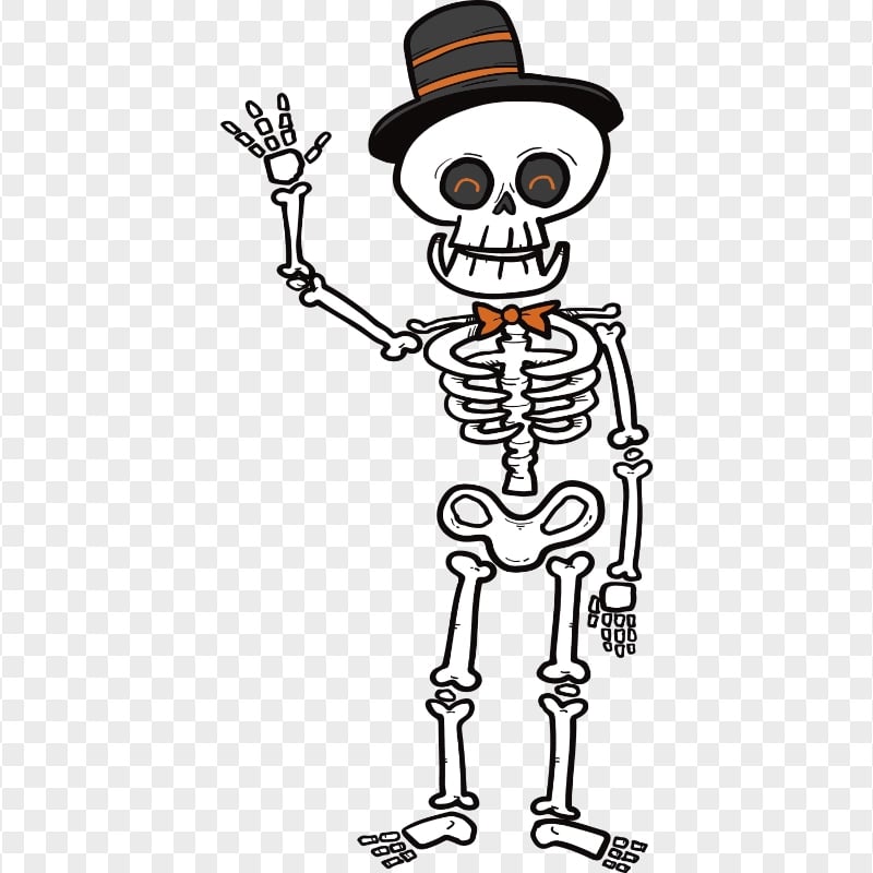 Halloween Skeleton Clipart