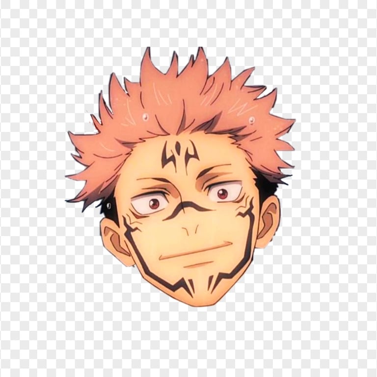 Sukuna Face Jujutsu Kaisen PNG Image | Citypng