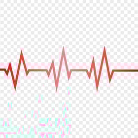 HD Red EKG Heart Rate Monitor Line Transparent PNG | Citypng