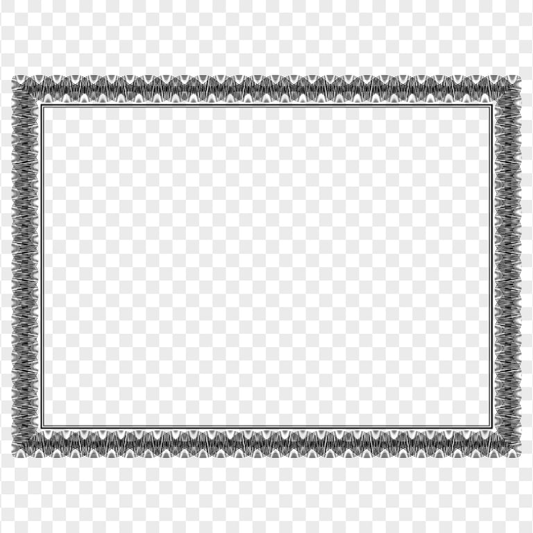 HD Black Certificate Frame Border PNG | Citypng