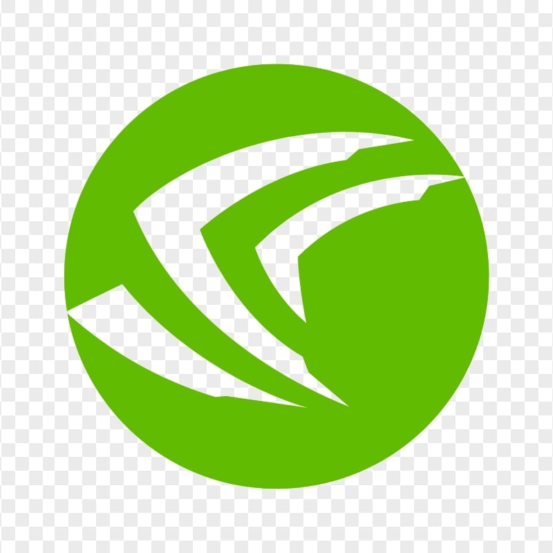 HD Geforce Nvidia Circle Green Icon PNG | Citypng