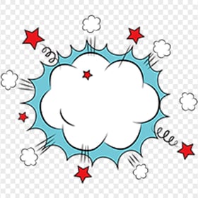 HD Comic Book Explosion Bubble PNG | Citypng