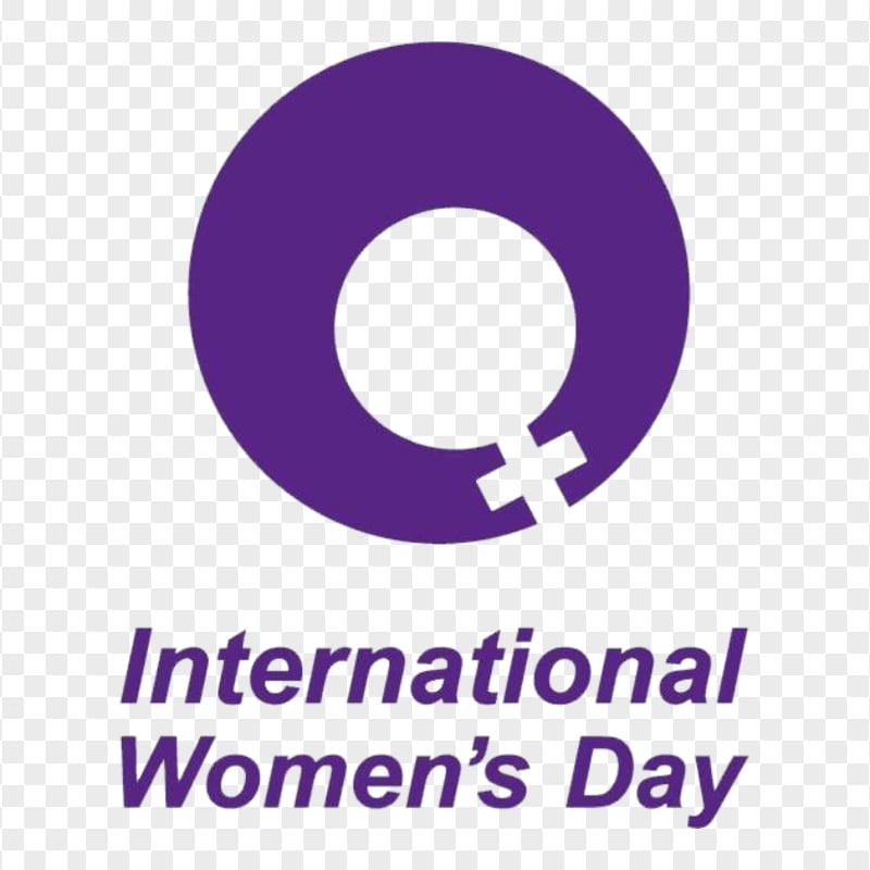 Purple International Women'S Day Sign Logo | Citypng