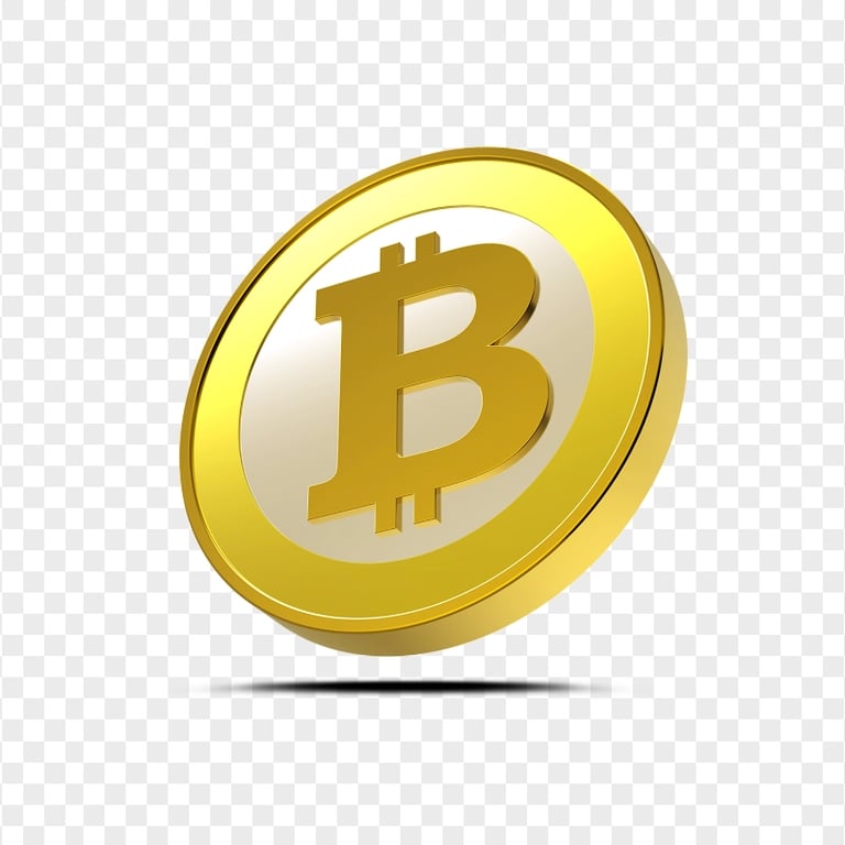 HD Realistic 3D BTC Cryptocurrency Coin PNG | Citypng