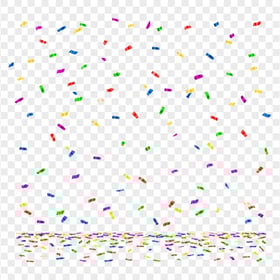 HD Red Paper Confetti Party Celebration PNG | Citypng