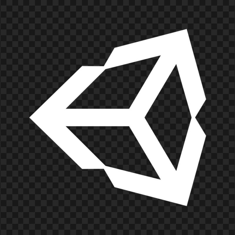 Unity White Logo Icon PNG | Citypng
