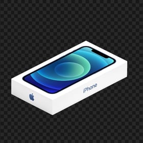 HD Apple Blue iPhone 12 Front & Back Views PNG | Citypng