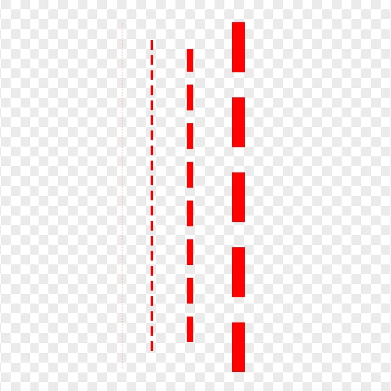 Four Red Dashed Lines Transparent PNG | Citypng