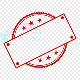 HD Blank Empty Clear Red Rubber Stamp PNG | Citypng