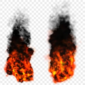 HD Two Real Fire Explosion PNG | Citypng